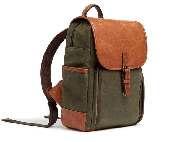 ONA Bag - The Monterey Backpack Olive / Antique Cognac - Graphicart ...