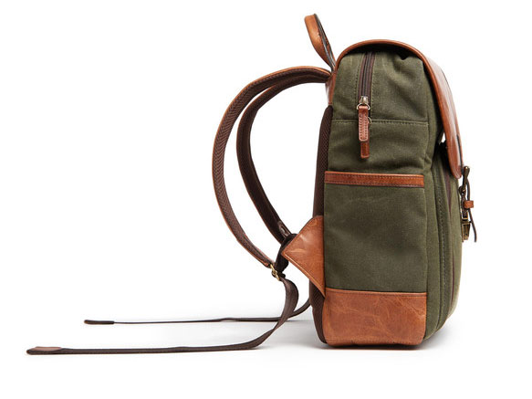 ONA Bag - The Monterey Backpack Olive / Antique Cognac - Graphicart ...