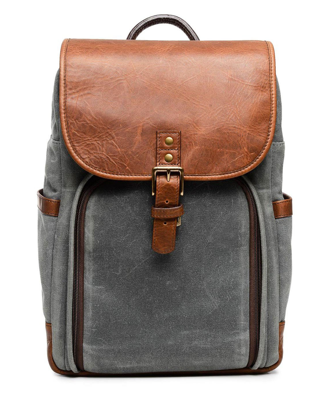 ONA Bag - The Monterey Backpack Smoke / Antique Cognac - Graphicart ...