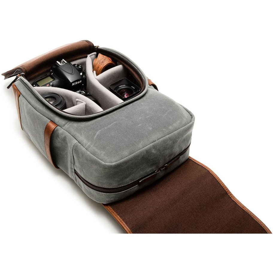 ONA Bag - The Monterey Backpack Smoke / Antique Cognac - Graphicart ...